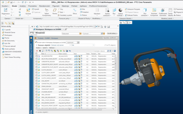 Windchill PDMLink Heavy User školení - AV ENGINEERING